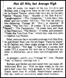 Stage Door | New York Social Diary